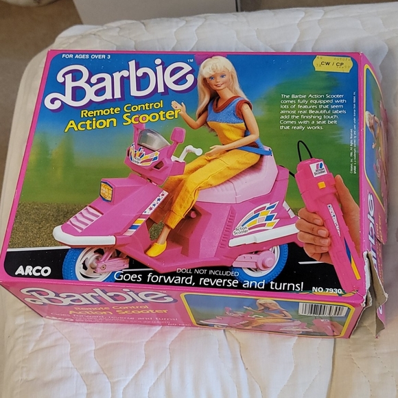 Barbie | Toys | Euc Barbie Remote Control Action Scooter | Poshmark